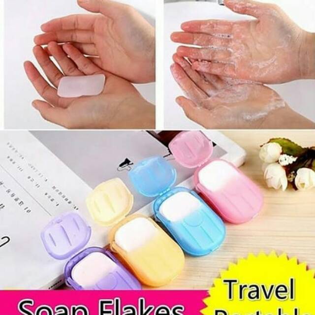 Jual Hand Bath Travel Soap Sabun Kertas sabun tisu sabun cuci tangan ...