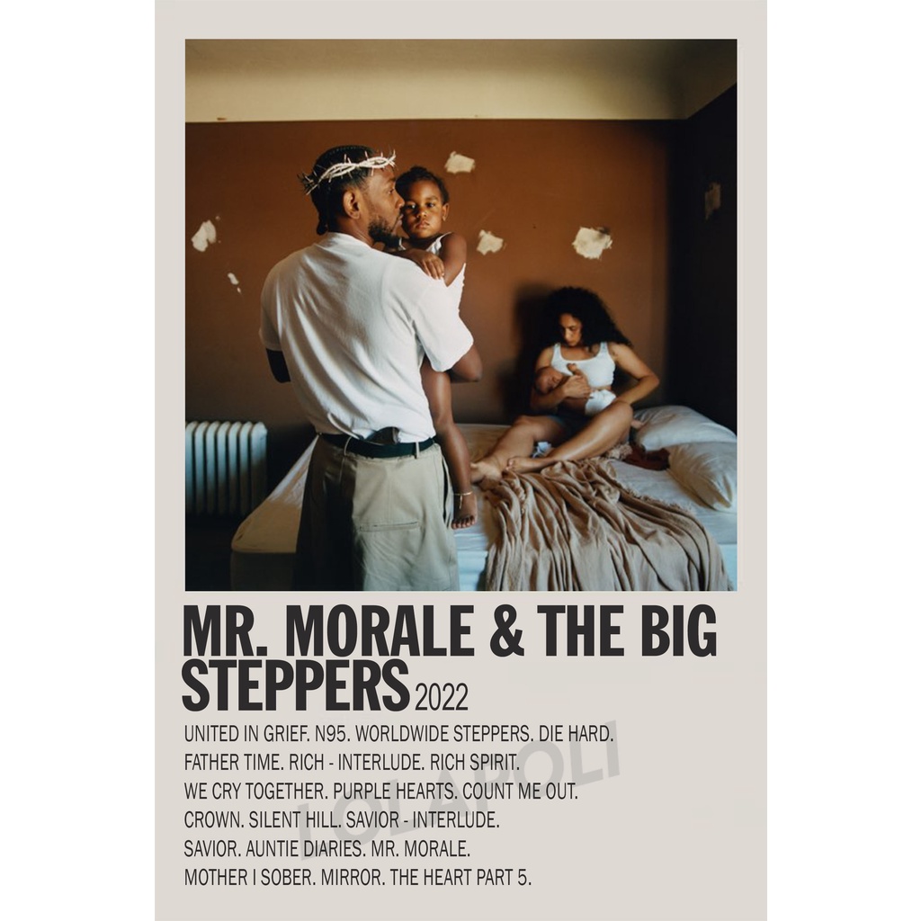 Jual Poster Cover Album Mr. Morale & The Big Steppers - Kendrick Lamar ...