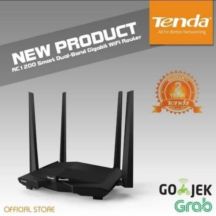 Jual Tenda AC10U AC1200 Smart Dual-Band WiFi Router | Shopee Indonesia