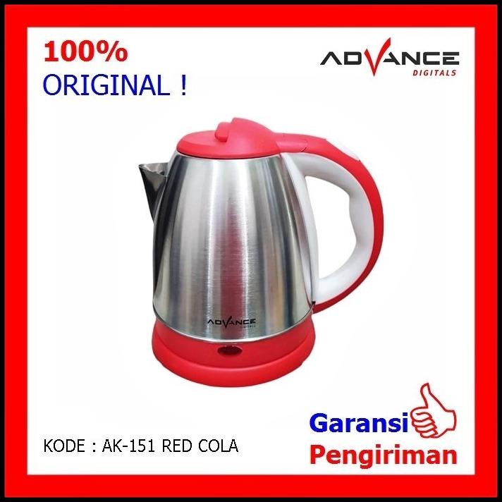Jual Teko Listrik Electric Kettle Stainless Advance Ak 151 1,5 Liter ...
