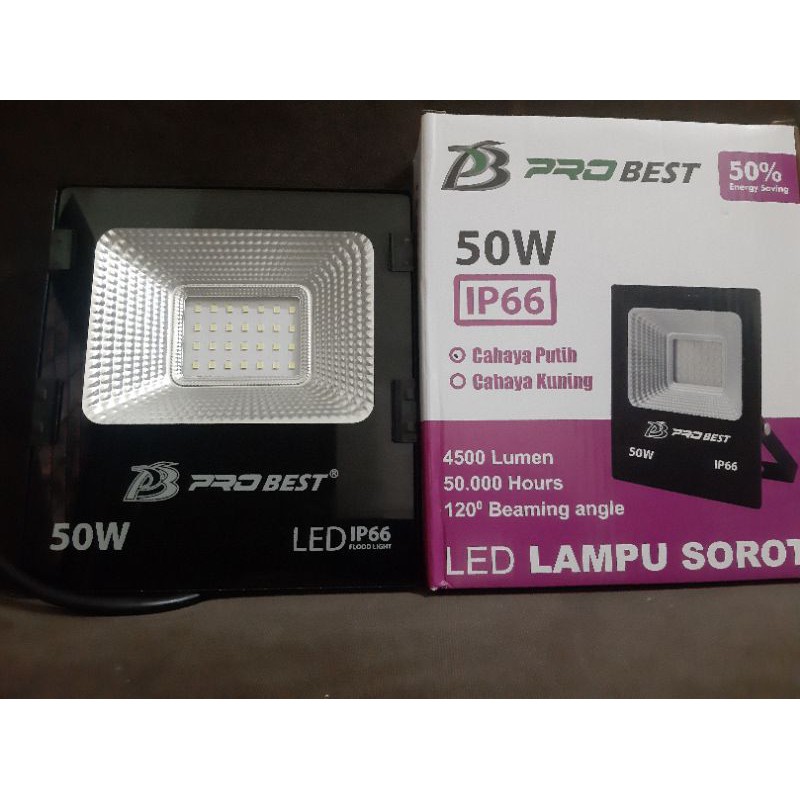 Jual Lampu sorot led 50 watt ip66 lampu sorot tembak led smd outdoor 50 ...