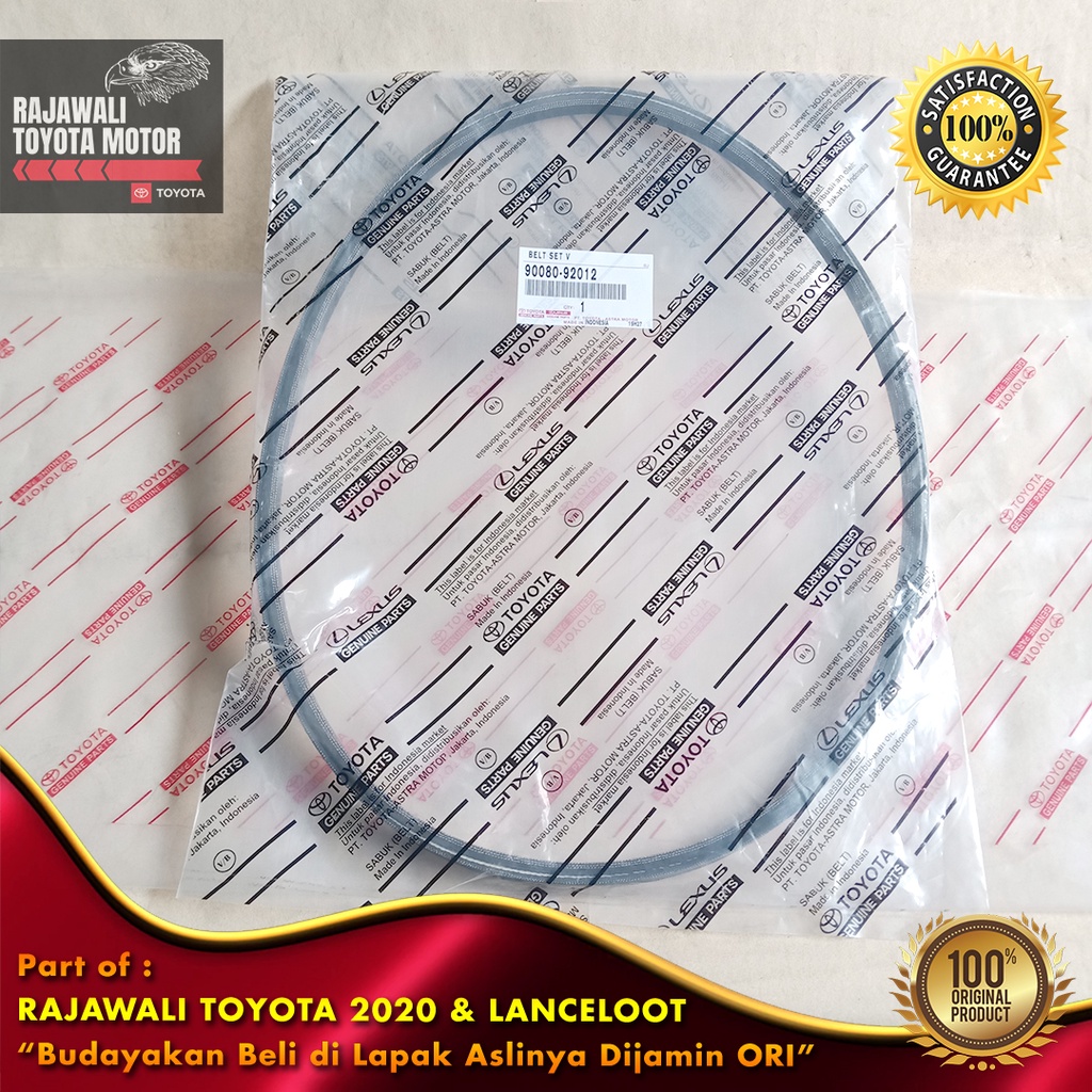 Jual Tali Kipas Vanbelt Altenator Kijang Kapsul 2L Diesel Fan A40.3 Van ...