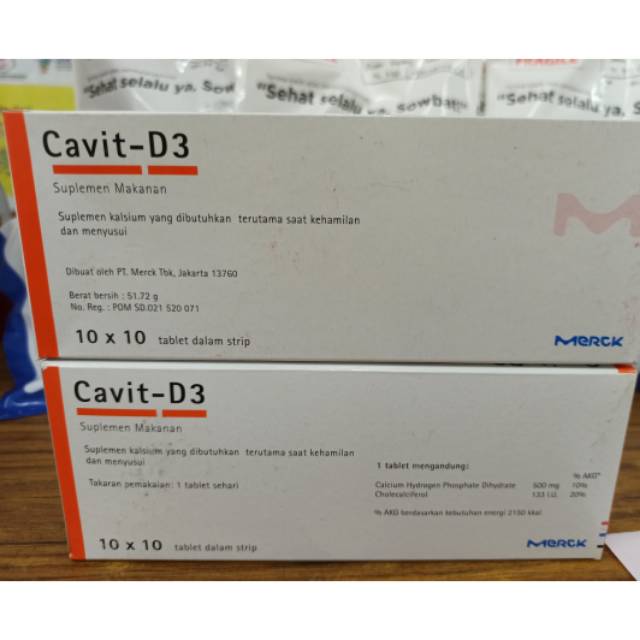 Jual Cavit d 3 tablet isi 10 tablet | Shopee Indonesia