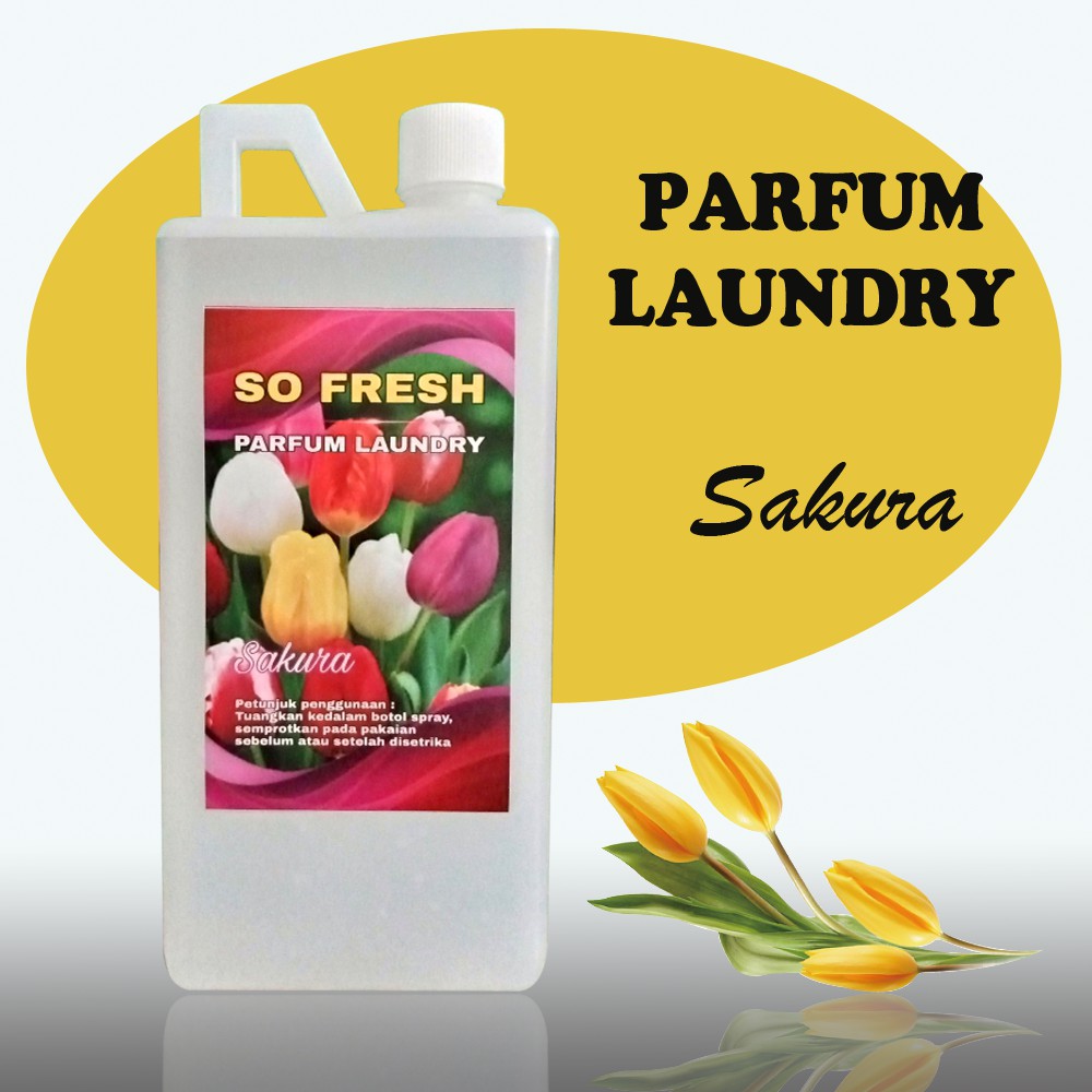 Jual PARFUM LAUNDRY SAKURA GRADE A 1 L (SO FRESH PARFUM LAUNDRY ...