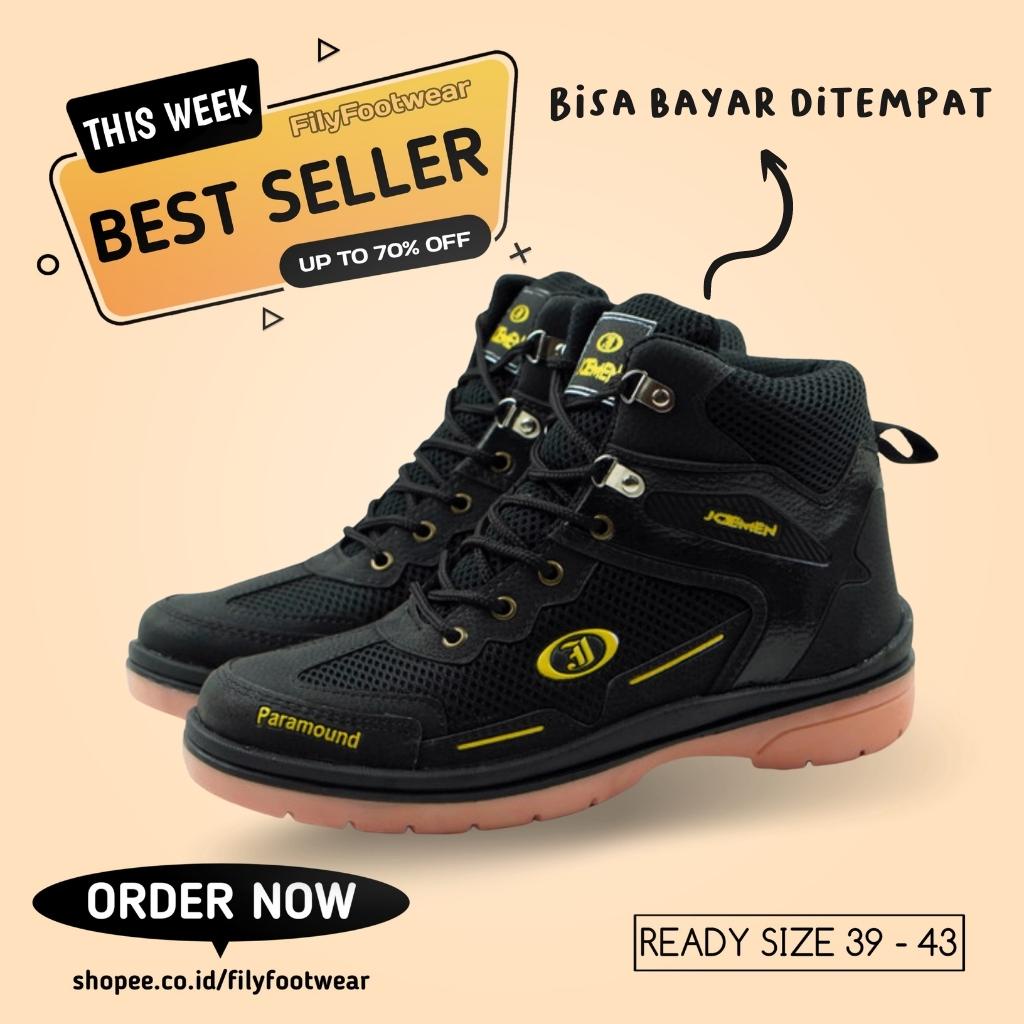 Jual Sepatu Boots Proyek Joemen J47 Untuk Bapak Bapak Ujung Besi ...