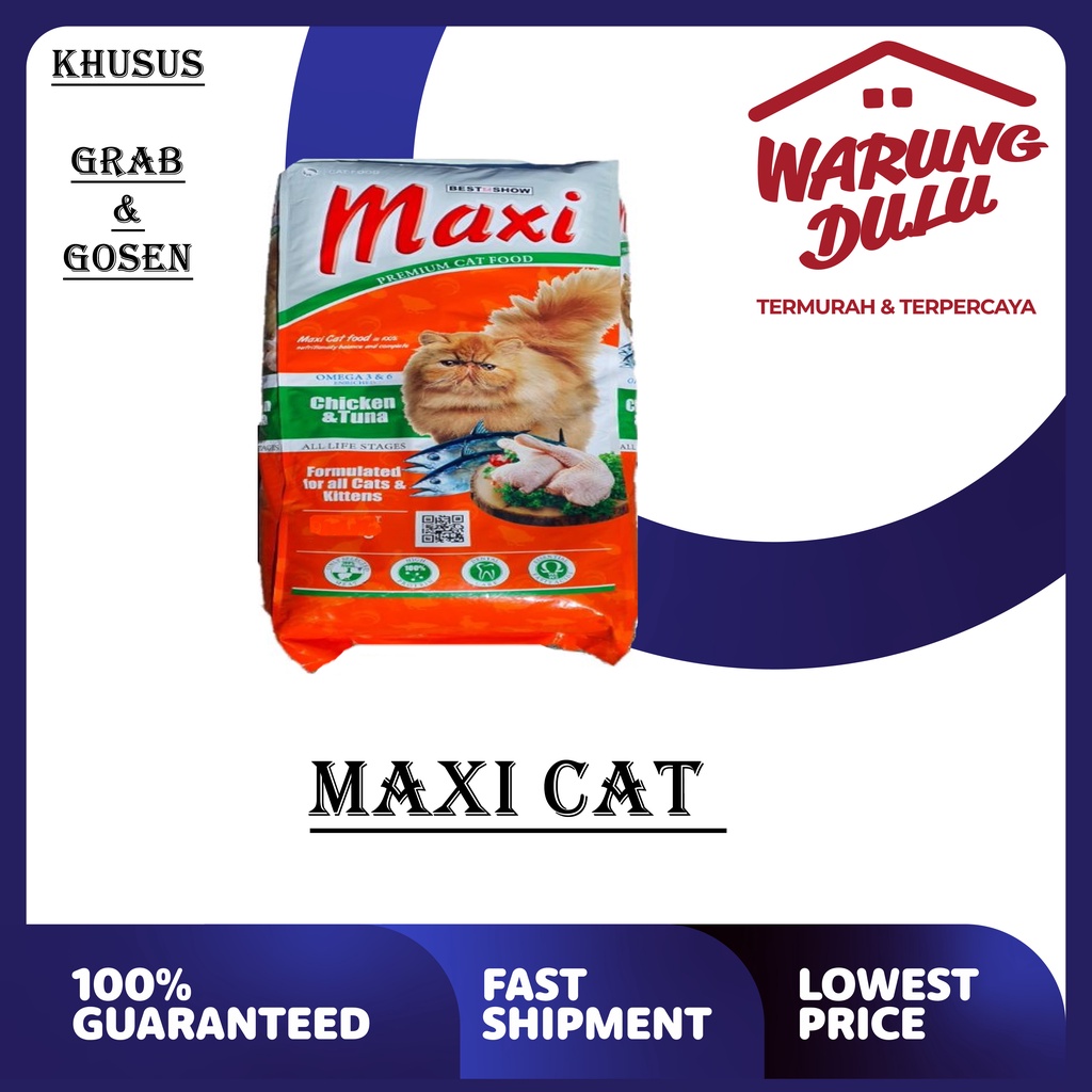 Jual MAXI CAT (GRAB/GOSEND) | Shopee Indonesia