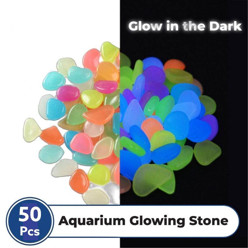 Jual BATU MENYALA GLOW IN THE DARK HIASAN AQUARIUM TAMAN | Shopee Indonesia