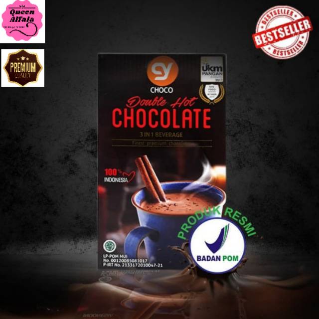 Jual CY CHOCO DOUBLE HOT CHOCOLATE ISI 10 STICK 40GRAM / COKELAT SEDUH ...