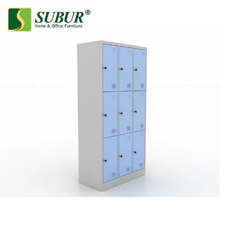 Jual Modera Locker Kantor 9 Pintu ML 889 B Loker | Shopee Indonesia