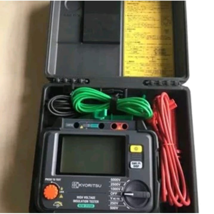 Jual Kyoritsu KEW 3125A DIGITAL MEGER HIGH VOLTAGE INSTALATION | Shopee ...
