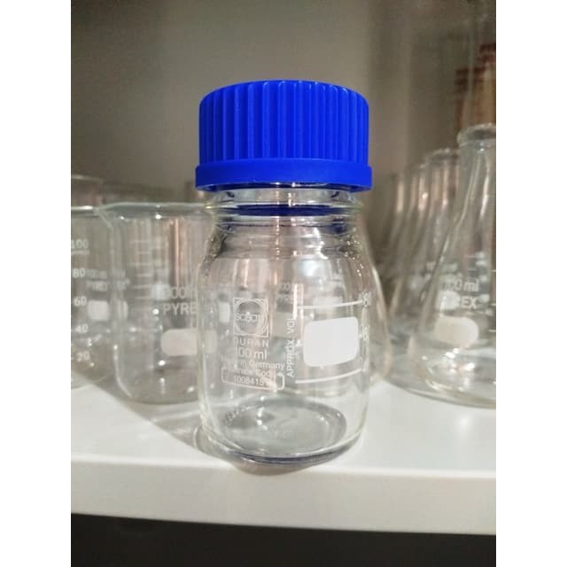 Jual Botol Lab 100 ml DURAN / laboratory Bottle | Shopee Indonesia