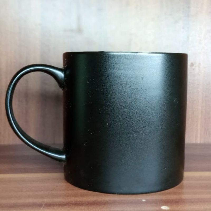 Jual MUG HITAM DOFF/ MUG SIMPLE/ GELAS HITAM | Shopee Indonesia