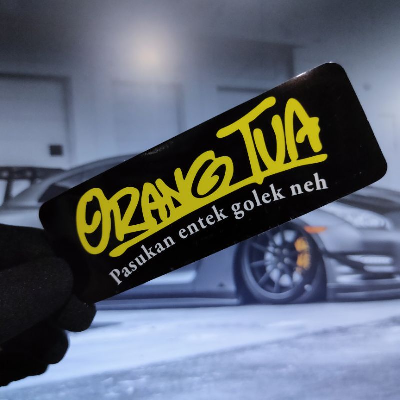 Jual STICKER ORANG TUA /STICKER OLENG BOSKU TERLARISS | Shopee Indonesia
