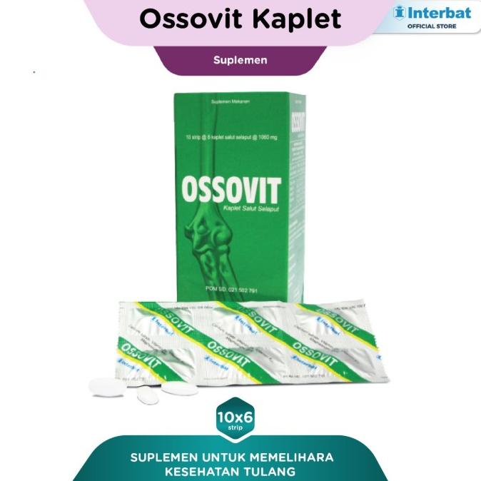Jual Ossovit Kaplet: Kalsium untuk Kesehatan Tulang - 10 strip @6 ...