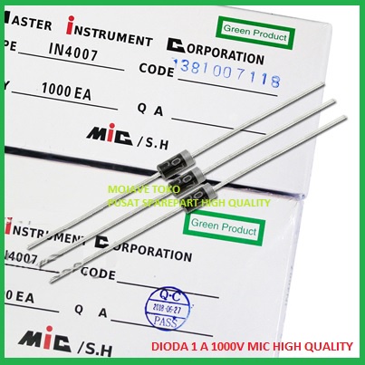 Jual 1N4007 IN4007 DIODE GENERAL PURPOSE 1KV 1A DO41 | Shopee Indonesia