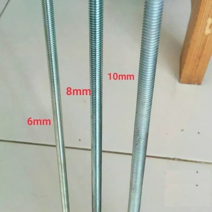 Jual As ass long drat derat longdrat longderat galvanis m10 10mm 1 mm ...