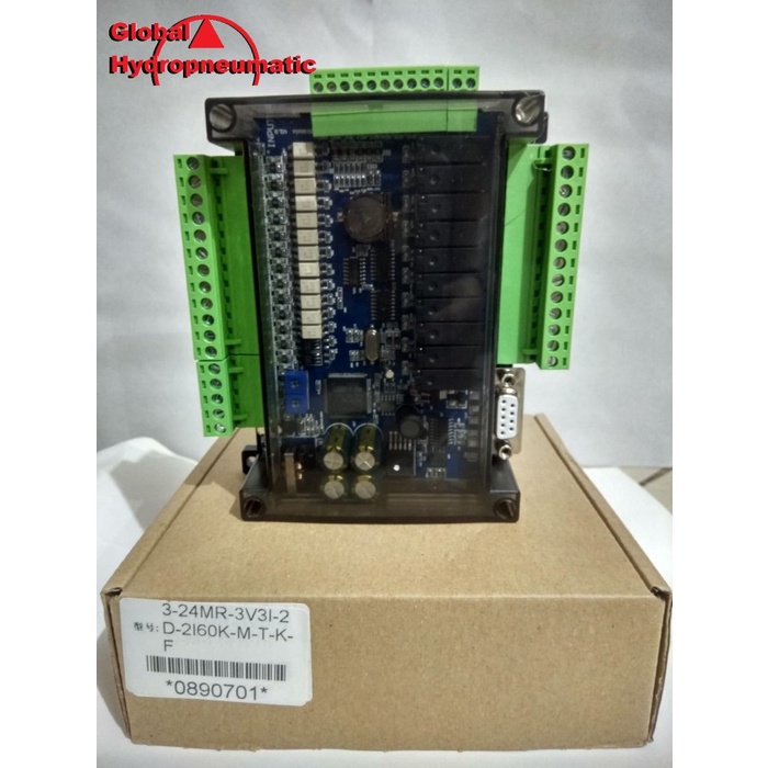 Jual PLC Mitsubishi FX3U - 24MR 14DI 10DO 6AD 2DA RS485 Modbus RTU 24V ...