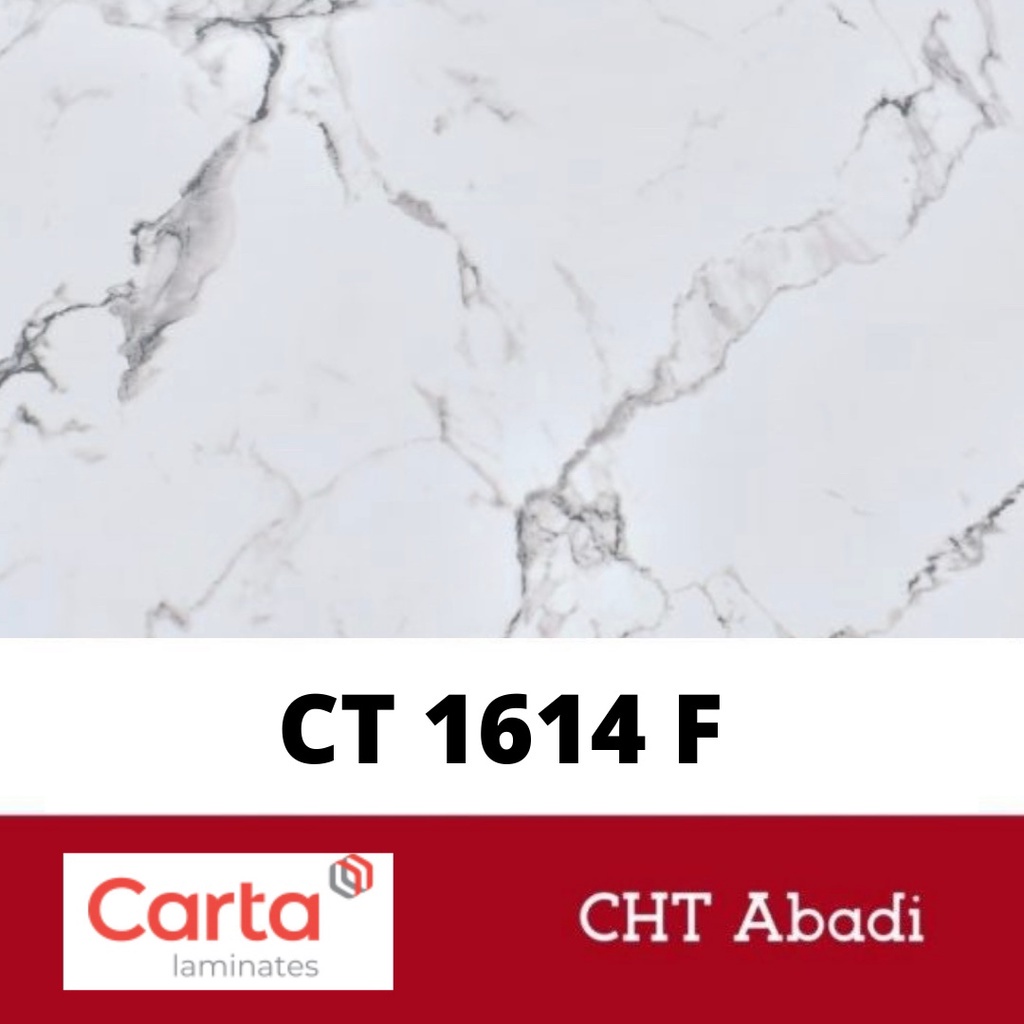 Jual CARTA HPL / LAMINATES WHITE CARRERA CT 1614 F | Shopee Indonesia