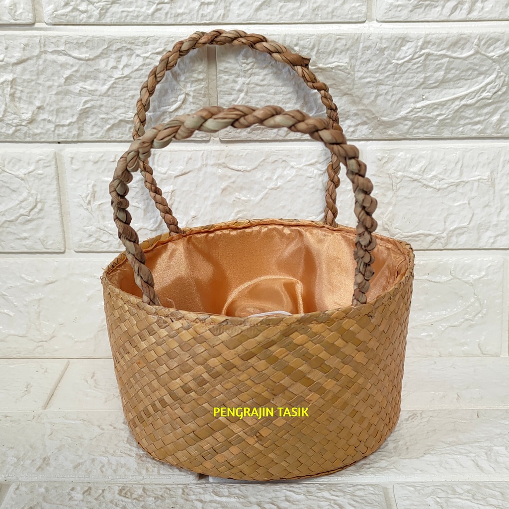 Jual Tas Hampers Anyaman Pandan Isi 1 Toples Keranjang Parcel Anyaman ...