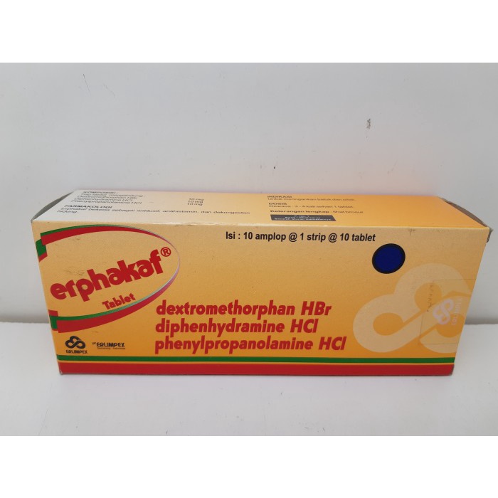 Jual ERPHAKAF Tablet Obat Batuk dan Pilek | Shopee Indonesia