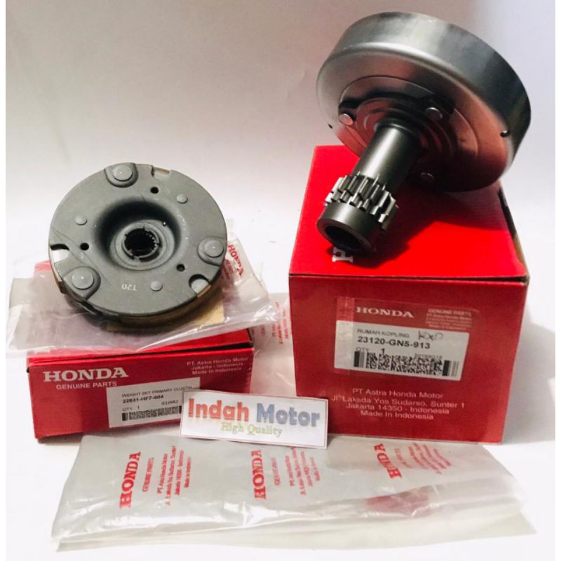 Jual mangkok ganda mangkok otomatis plus kampas ganda kampas otomatis grand prima supra | Shopee ...