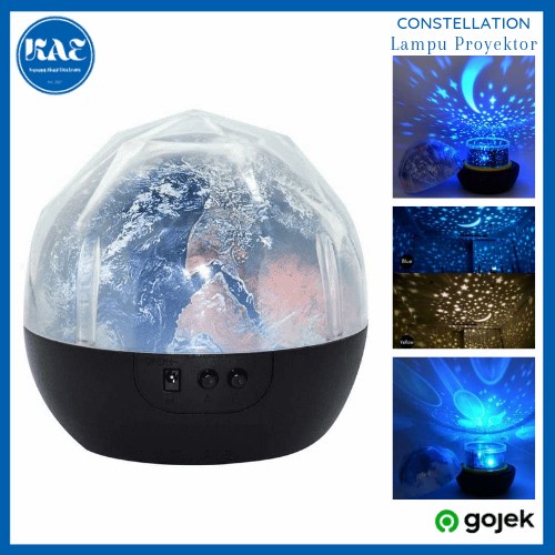 Jual Lampu Proyektor LED Night Light Model Constellation Lampu Tidur ...