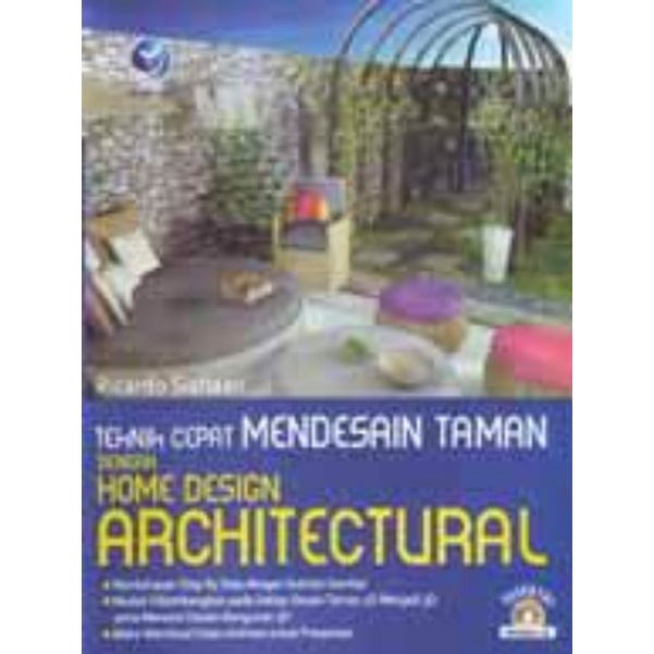Jual Teknik Cepat Mendesain Taman Dengan Home Design Architectural+Cd ...