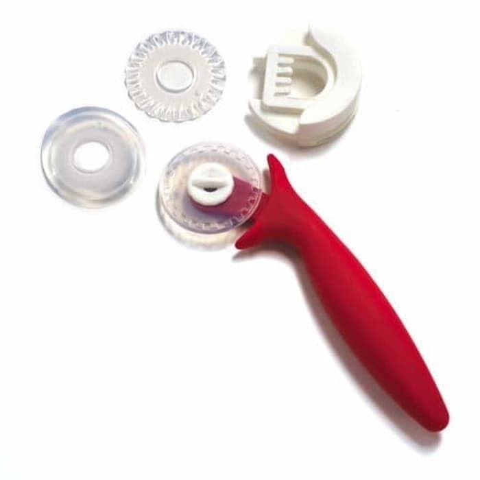 Jual Norpro Triple Blade Pastry Ravioli Pasta Fondant Crimper Wheel ...