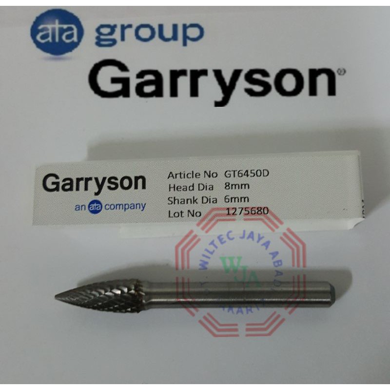 Jual GARRYSON GT6450D Carbide Burrs Rotary Tungsten (England) | Shopee ...