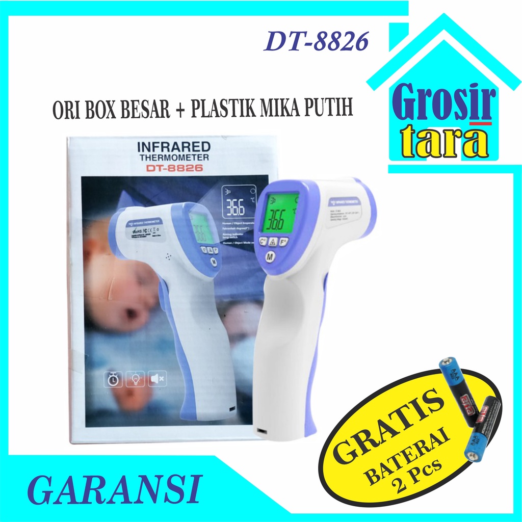 Jual Thermometer Infrared ThermoGun Pointer Thermo Tembak Termo Non ...