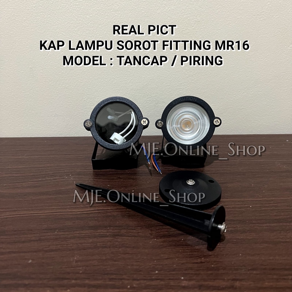 Jual KAP LAMPU SOROT OUTDOOR INDOOR FITTING MR16 / HOUSHING SPOT LIGHT ...