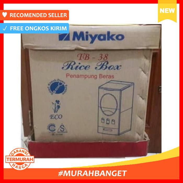 Jual Miyako Tb 38 Rice Box Tempat Penampung Beras 38Kg Penyimpanan ...