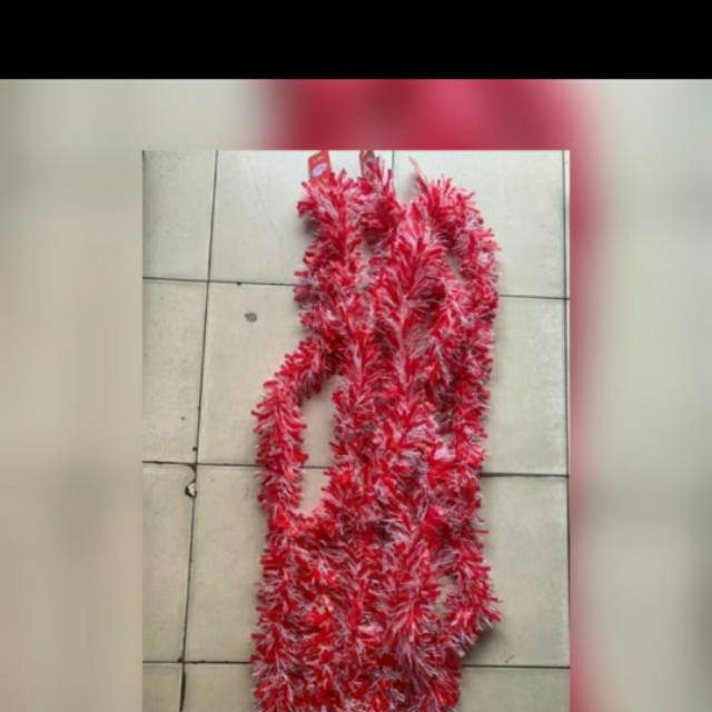 Jual Rumbai merah putih panjang 2 meter murah bagus acara 17 agustus ...