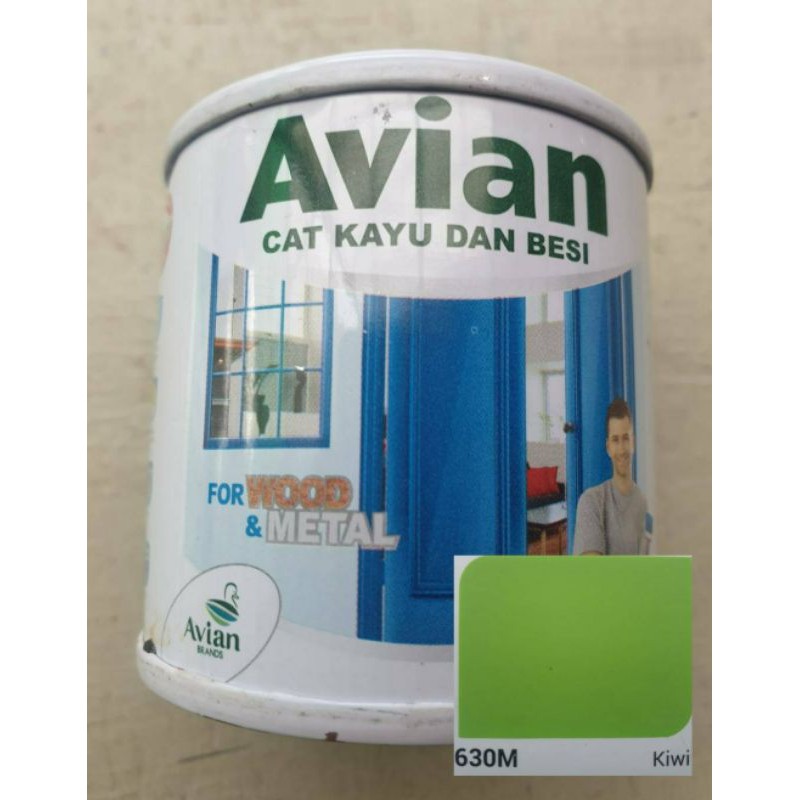 Jual Cat kayu dan besi avian warna kiwi 100 gram | Shopee Indonesia