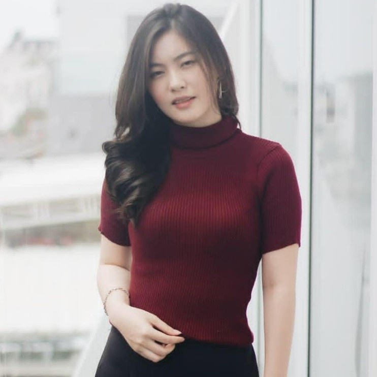 Jual turtleneck lengan pendek / turtleneck pendek korea style / Atasan ... Jual turtleneck lengan pendek / turtleneck pendek korea style / Atasan ...