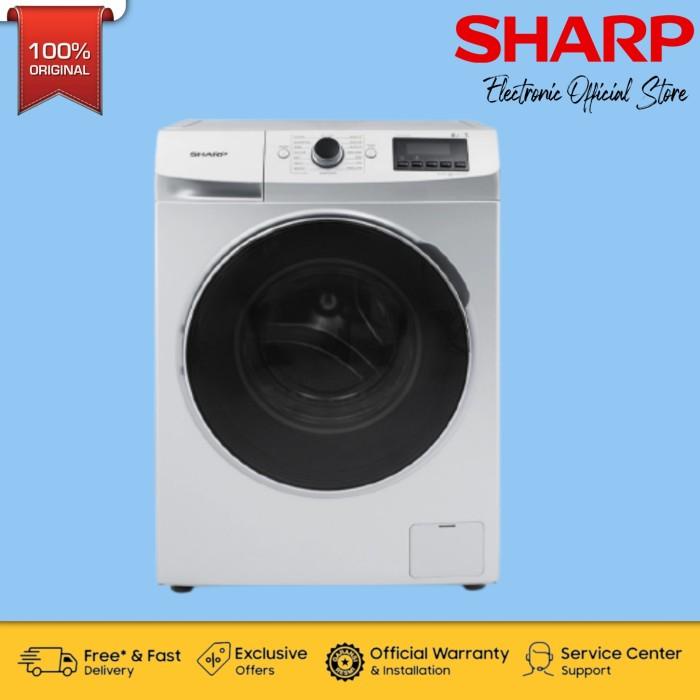 Jual SHARP ESFL1083W MESIN CUCI FRONT LOADING ES FL1083W 8.5 KG LOW ...