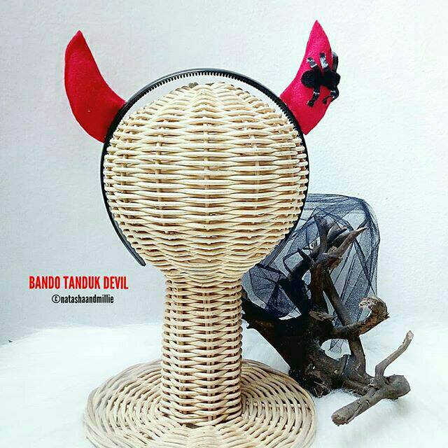 Jual BANDO TANDUK DEVIL- RED | Shopee Indonesia