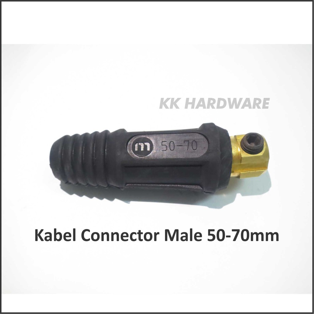 Jual Kabel Konektor Laki Male 50-70 mm untuk Mesin Las Listrik Inventer ...