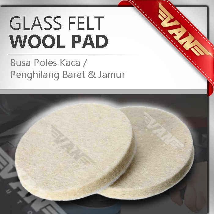 Jual Busa Poles Kaca / Wool Glass Felt 1" 2" 3" 4" 5" 6" 7" Komplit ...