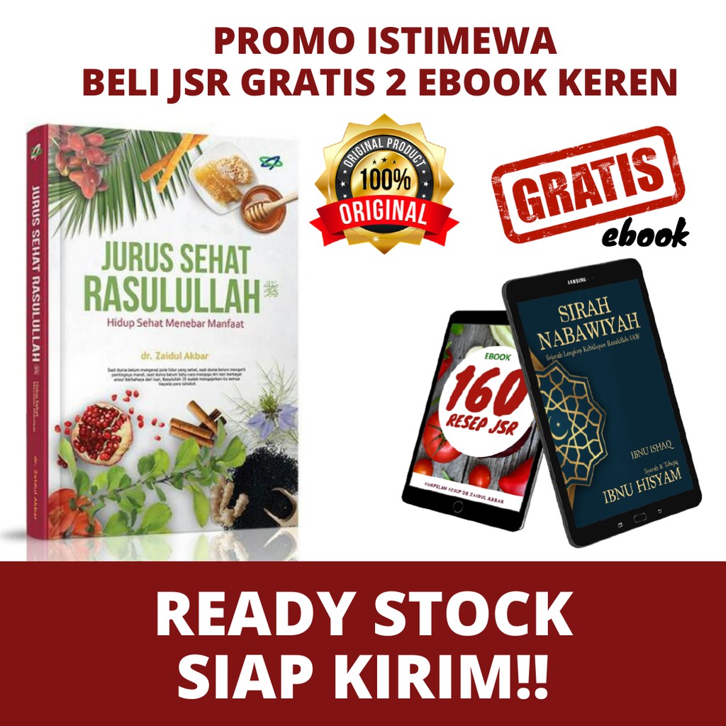 Jual Jurus Sehat Rasulullah Original (JSR) Dr. Zaidul Akbar - READY STOK!! | Shopee Indonesia