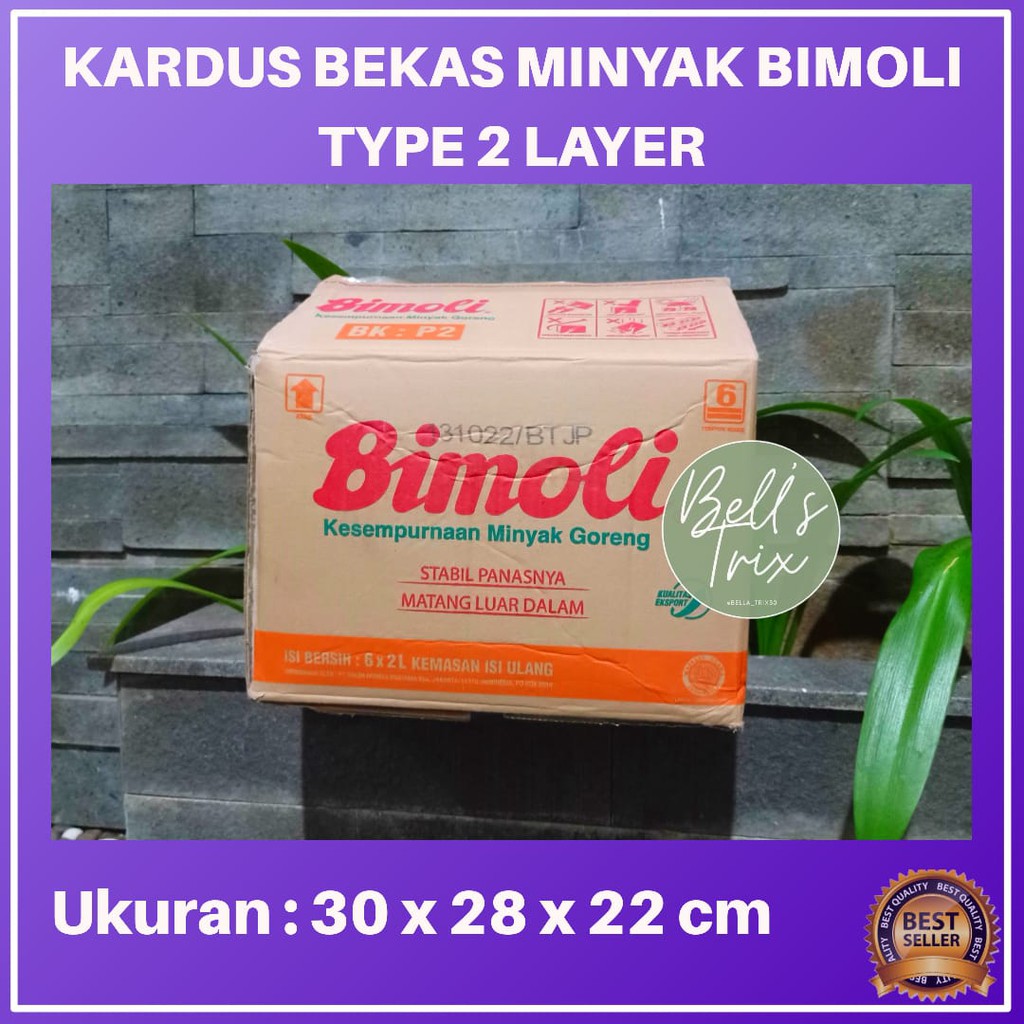 Jual Kardus Bekas Minyak Bimoli/kardus bekas/kardus packing/dus bekas ...