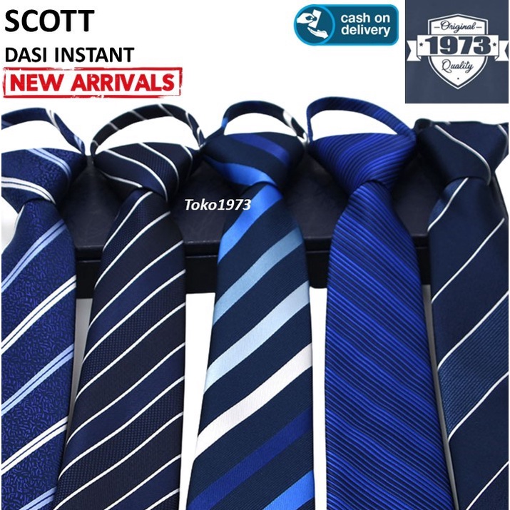 Jual SCOTT - DASI INSTANT dasi siap pakai dasi resleting dasi formal ...