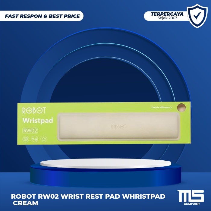 Jual Robot RW02 Wrist Rest Pad Whristpad Cream | Shopee Indonesia
