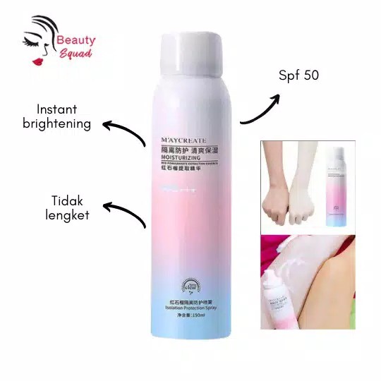 Jual MY CREATE WHITENING SPRAY - MY CREATE BODY SPRAY ORIGINAL 150ML ...