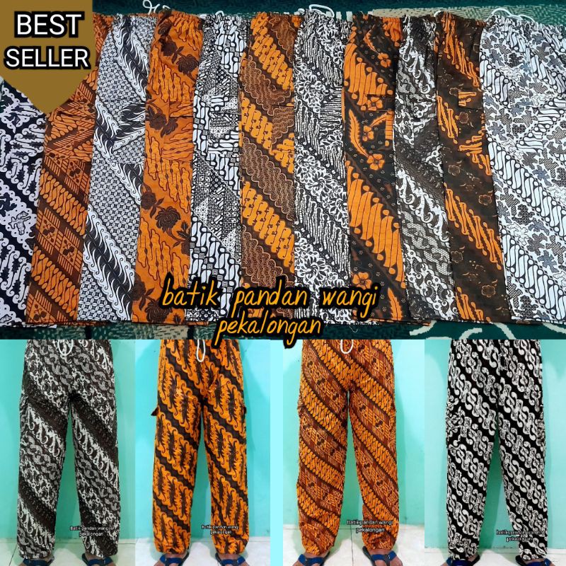 Jual Celana Batik Boim Pria / Harian Murah Panjang Grosir Hawai Pangsi ...