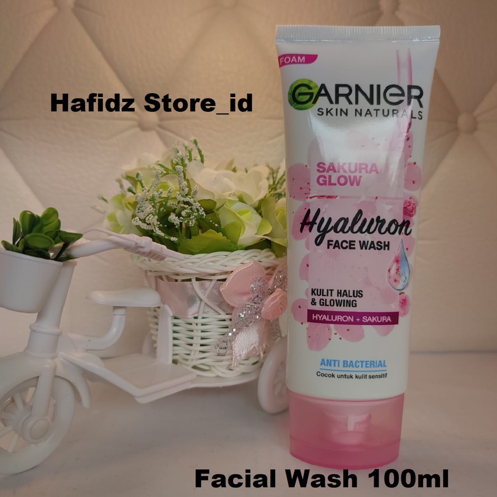 Jual Garnier Sakura Glow Hyaluron Face Wash Foam Sabun Cuci Muka Isi