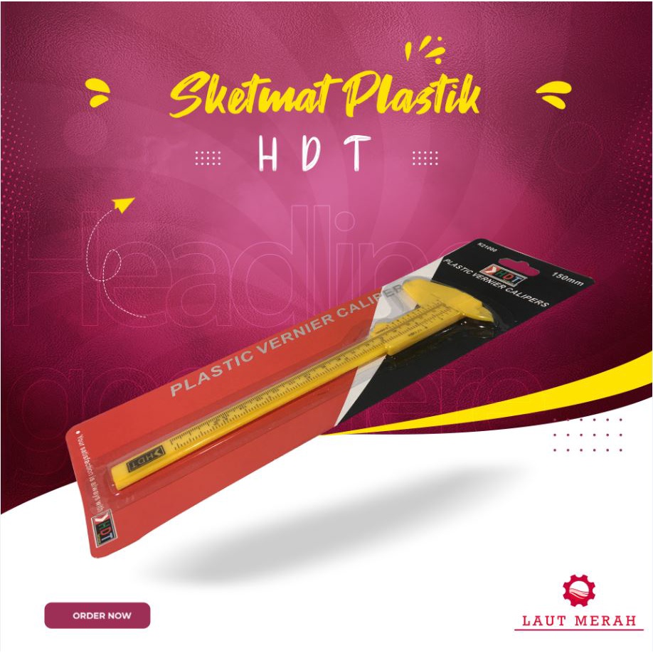 Jual Sketmat PLASTIK Sigmat Jangka Sorong 6" 6inch 150mm Vernier ...