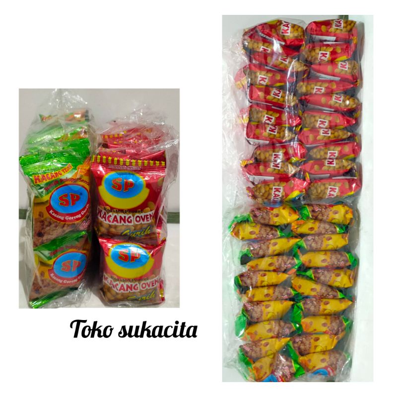 Jual Kacang Telur Goreng & kacang oven SP ( isi 20 sachet ) | Shopee ...