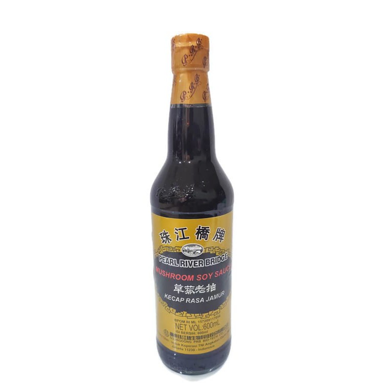 Jual PRB mushroom soy sauce kecap rasa jamur botol 600ml kecap asin 600 ...
