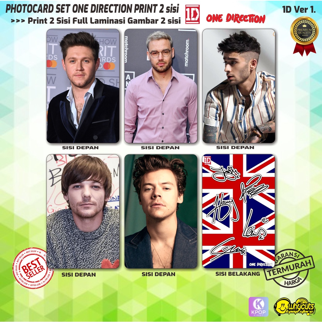 Jual PHOTOCARD SET PREMIUM ONE DIRECTION | Shopee Indonesia